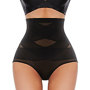 Shapewear for Women Tummy Control High Waisted Body Shaper Panty Extra Firm Girdle Waist Trainer Body Slimmer Black