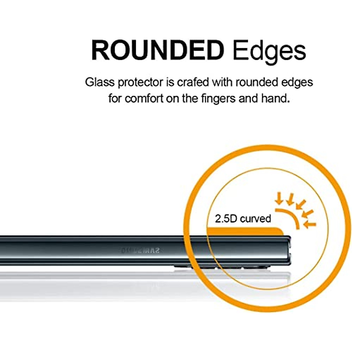 Supershieldz (3 Pack) Designed for Samsung Galaxy Z Fold 4 5G (Front Screen Only) Tempered Glass Screen Protector, 0.33mm, Case Friendly, Anti Scratch, Bubble Free