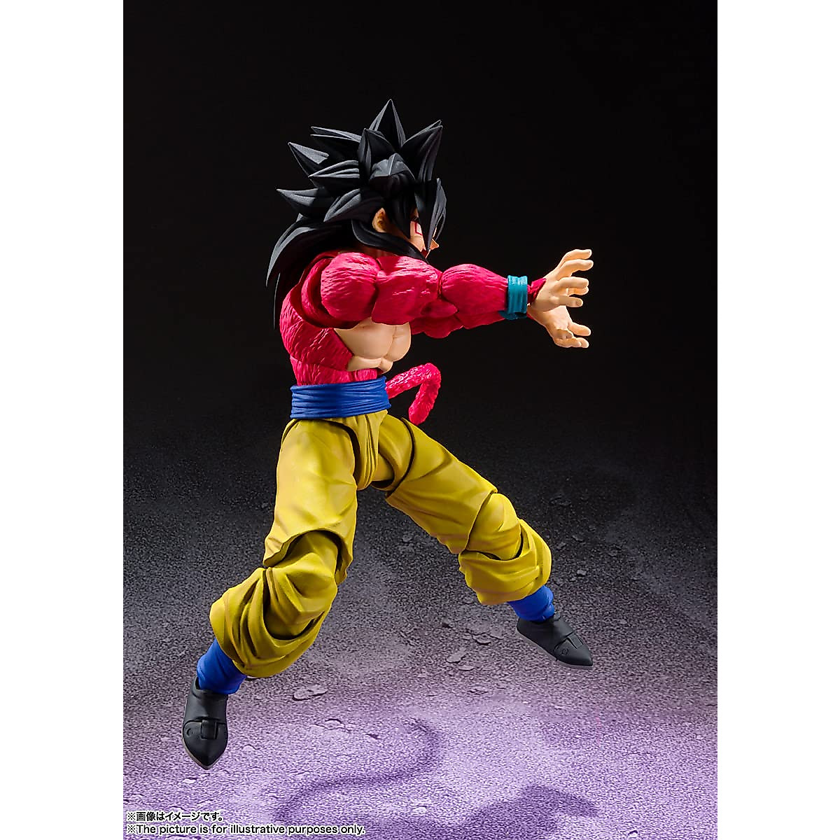 TAMASHII NATIONS - Dragon Ball GT - Super Saiyan 4 Son Goku, Bandai Spirits S.H.Figuarts Action Figure