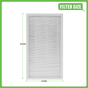 Hichoryer F1 Filter Allergen Reduction, Replacement Filter Compatible with Filtrete C01 T02 Room Air Purifier FAP-C01-F1 and FAP-T02-F1,4 Pack
