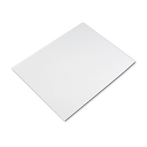 Pacon 4-Ply Railroad Board, White, 22" x 28", 25 Sheets
