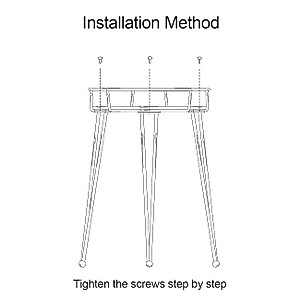 iLTreFlo Midcentury Modern Metal Potted Plant Stand 18.7 inches Tall Flower Pot Holder Large Rustproof Iron Garden Container Heavy Duty Rack for Planter,Black