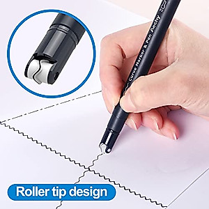 AECHY Calligraphy Curve Pens for Hand Lettering, Dual Tip Pens with 4 Different Curve Shapes, 8 Size Dual Calligraphy Brush Pen Set for Lettering Drawing Scrapbook Art Supplies