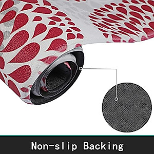 Homcomoda Boho Kitchen Rugs Sets 2 Piece Cushioned Anti Fatigue Kitchen Mats for Floor Non Slip Waterproof Comfort Mats for Kitchen Laundry Office