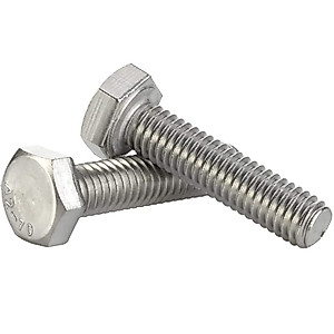 2 Pcs M12 Hex Bolt M12-1.75 x 120mm UNC Hex Head Screw Bolts A2-70(304) Stainless Steel Fully Threaded Hex Tap Bolts (304 ss;M12 x 120mm)