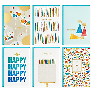 Hallmark Birthday Cards Assortment, 36 Cards with Envelopes & Birthday Cards Assortment, 36 Cards with Envelopes