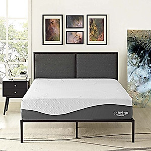 Modway Sabrina 12" Gel Cooling Ventilated CertiPUR-US Certified Memory Foam Queen Mattress