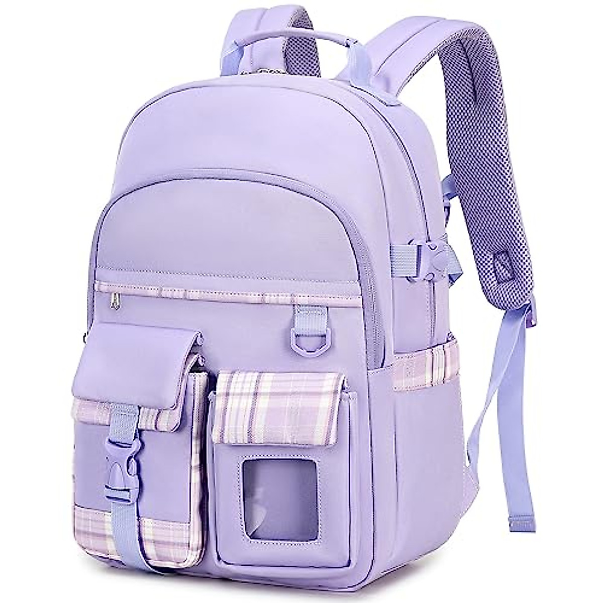 abshoo Kids Backpack For School Girls Kindergarten Elementary Bookbag School Bag (Purple)