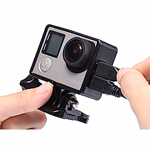 Luxebell Frame Mount Housing with Protective Lens Cover for Gopro Hero4 3+ and 3 (Standard)