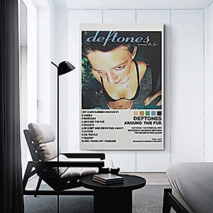 SIPMAN Deftones Around The Fur Canvas Print Home Decorations Posters for Room Aesthetic Wall Art Poster Unframe 12x18inch(30x45cm)