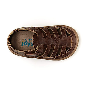 Simple Joys by Carter's Baby Frankie Sandal, Brown, 4 US Unisex Infant