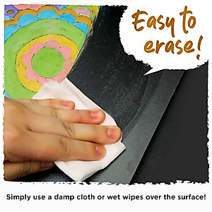 Extra Fine Tip Metallic Chalk Markers (10 Pack, 1mm) Liquid Chalk Pens - For Blackboards, Chalkboard, Bistro Menu, Window - Wet Wipe Erasable