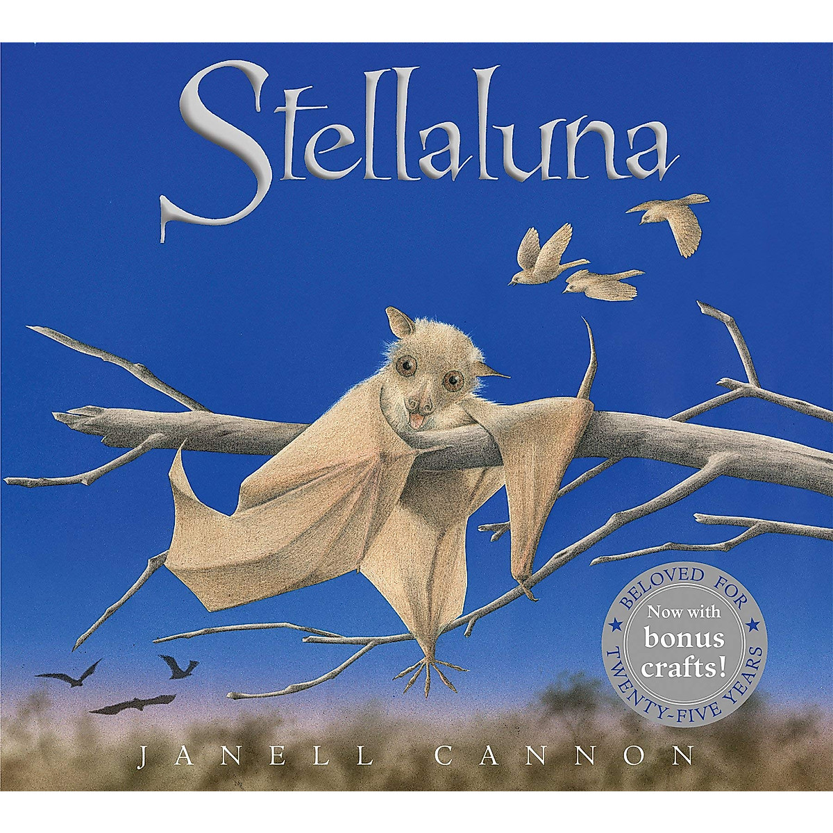 Stellaluna Gift Set Special Edition Hardcover by Janell Cannon, Stellaluna Stuffed Animal, Activity Booklet, Downloadable Crafts with Activity Kit and Create a Bat Artwork Gift Set