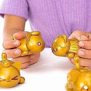 Aphmau Mystery MeeMeow Figure Multi Pack – Gold Collection, Exclusive Gold Figure Collection, Collectible Mini Figures Mystery Box, Official Merch