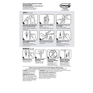Command 17001-VP-6PK Value Pack Medium Utility Hooks, 6, Diopter 1.5, 6 Count