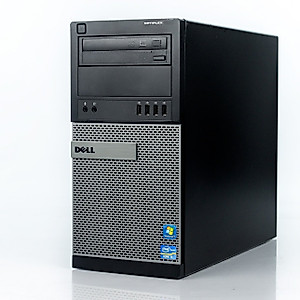 Dell Optiplex 9010 Tower Premium Business Desktop Computer (Intel Quad-Core i5-3470 up to 3.6GHz, 8GB DDR3 Memory, 2TB HDD + 120GB SSD, DVD, WiFi, Windows 10 Professional) (Renewed)