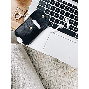 Itzy Ritzy Hand Sanitizer Holder; Fits 2-Ounce Bottles of Hand Sanitizer (Not Included); Clips to Diaper Bag, Purse or Travel Bag, Black