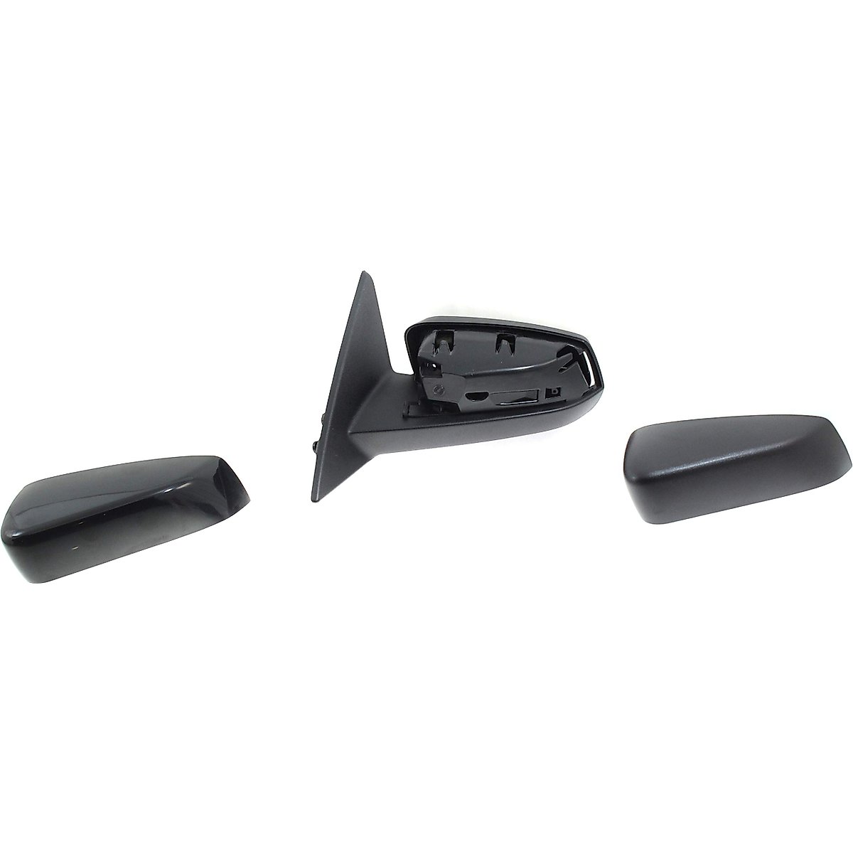 Kool Vue Driver Side Power Mirror for Ford Mustang 2011-2012 With Spotter Glass with 2 Caps
