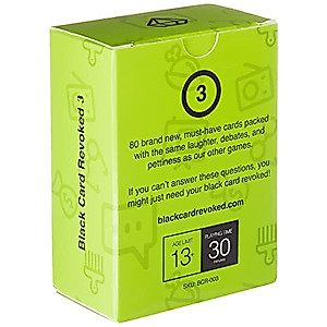 Black Card Revoked: Third Edition - Black Culture Trivia Game as Seen in Target and on B.E.T | Laugh Out Loud Card Game for Adults | Fun for The Cookout, Game Night & All of The Holidays