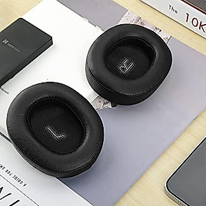 Ear Pads for JBL E55BT Headphones Replacement Ear Cushions, Ear Covers, Headset Earpads (Protein Leather/Black)