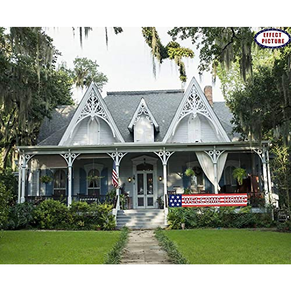 Silvima Welcome Home Banner | Deployment Returning Back Military Army Large Party Decorations