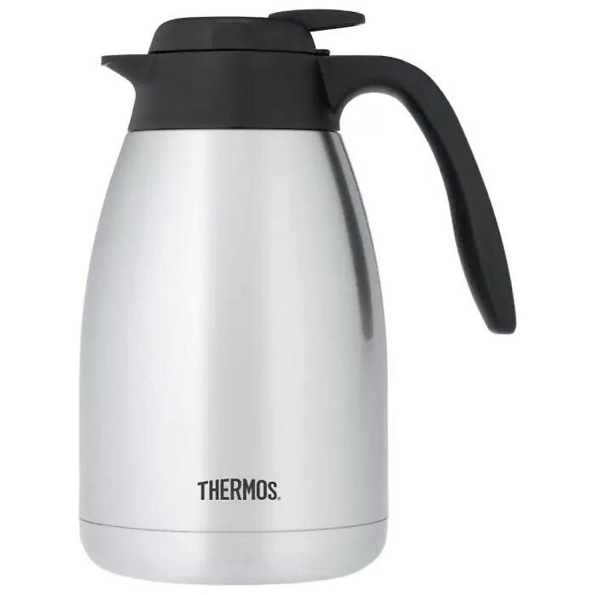 Thermos FN370 Push Button Vacuum Carafe, Insulated Stainless Steel, 50 oz / 1.5 Liter