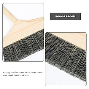 Wooden Long Handle Broom Brooms for Sweeping Indoor Sweeping Broom Indoor Broom Camping Broom Indoor Dust Broom Soft Broom Brooms for Floor Cleaning Broom for Hardwood Floors