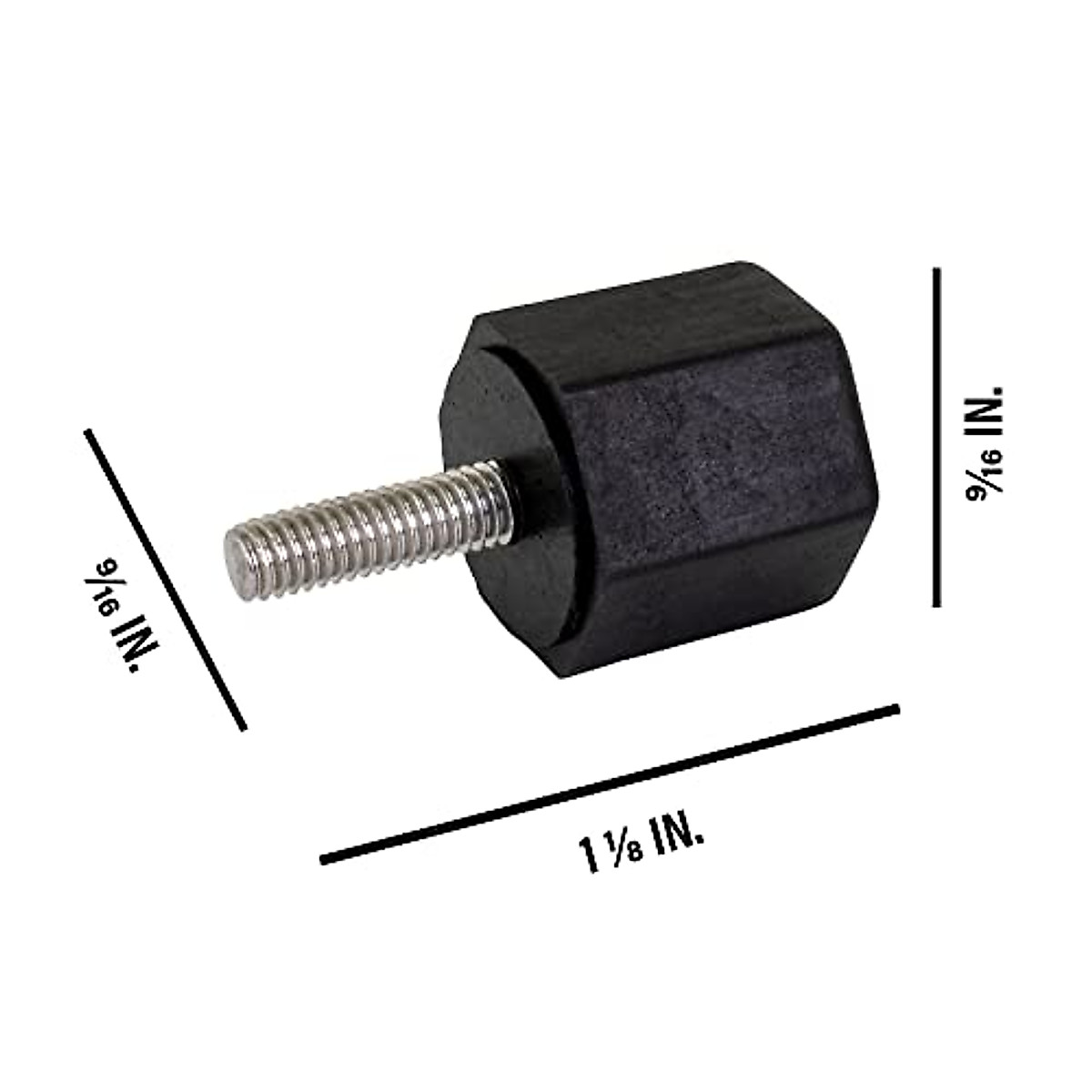 IMM Replacement for Hoshizaki 415949G11 Black Thumbscrew