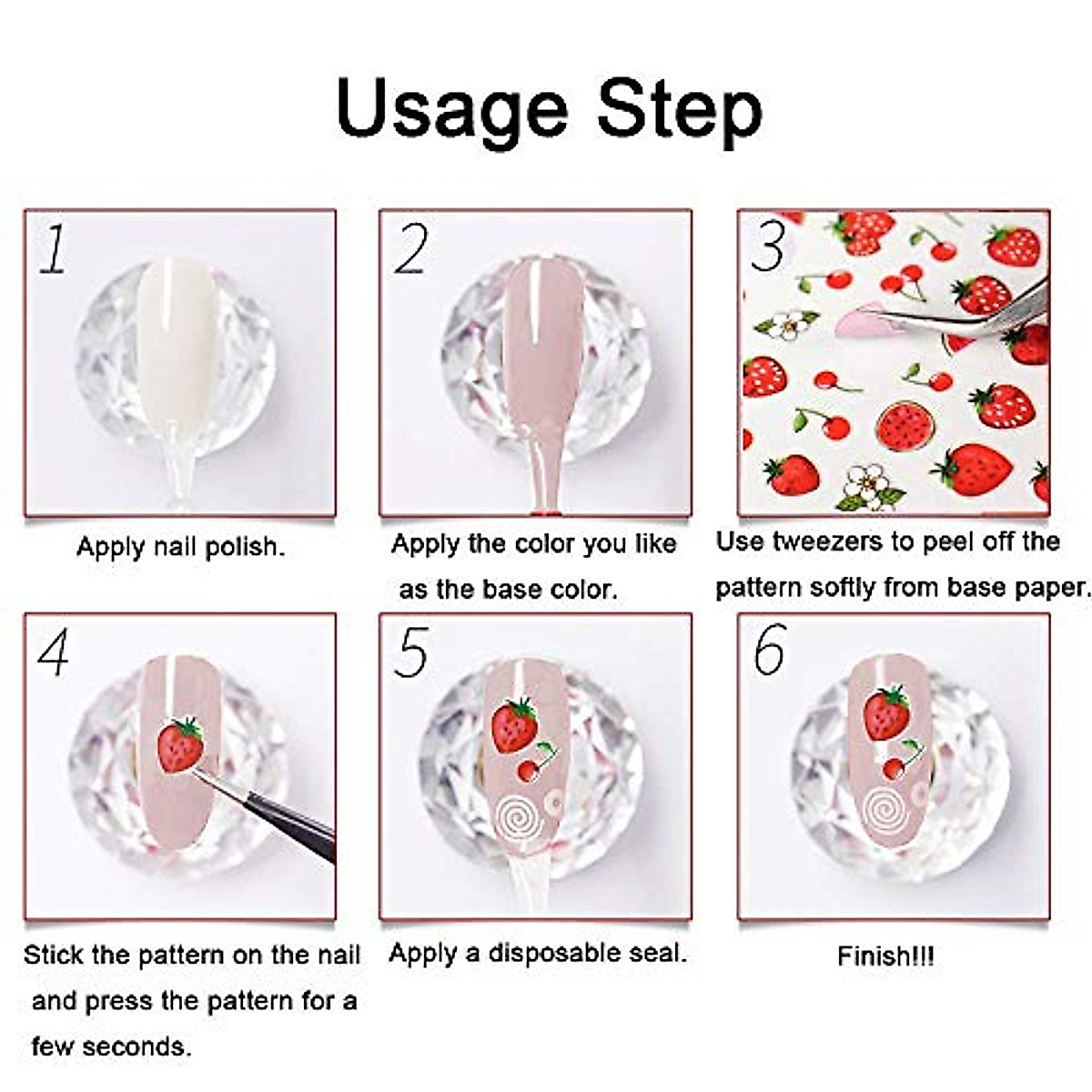 Halloween Nail Art Stickers Decals, Kalolary Self-Adhesive DIY Nail Sticker Decals 3D Design Nail Decorations for Halloween Party Include Pumpkin/Bat/Ghost/Witch(12 Sheets)