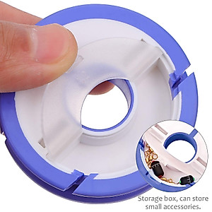 BESPORTBLE Fishing Line Bobbins Line Spool Box Fishing Line Storage Holder Fishing Snell Leader Rigs Foam Spool for Fly Fishing Tippet Holder Line Organizer Storage Accessories