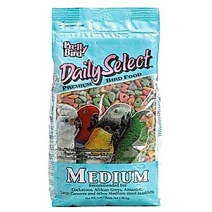 Pretty Bird International Bpb78117 Daily Select Premium Bird Food, Medium, 8-Pound