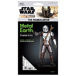 Metal Earth Premium Series Star Wars The Mandalorian 3D Metal Model Kit Fascinations