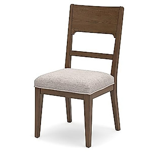 Signature Design by Ashley Cabalynn Traditional Dining Chair Set, 2 Count, Brown & Tan