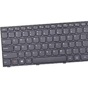 SUNMALL Laptop Keyboard Replacement with Frame Compatible with Lenovo LdeaPad Flex 2 15 B50 B50-30 B50-45 B50-70 B50-80 B51-80 G50 G50-30 G50-45 G50-70 G50-80 G50-75 Z50 US Layout