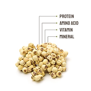 Farmer Queen Dried Lotus Seeds 8 Ounce for Tea & Baking Rich In Methionine Good for Gut health and Diet