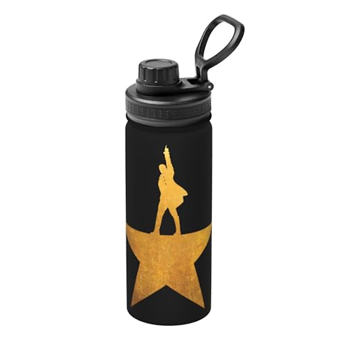 Hamiltons The Musical Tumbler 18 oz Stainless Steel Sports Insulated Kettle Travel Drinking Cup Water Bottle with Lid
