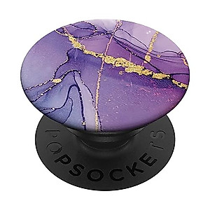Purple Abstract Illustration Pattern Phone Popper PopSockets Standard PopGrip