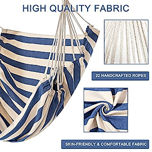 Hammock Chair with Stand, Heavy Duty Swing Stand and Chair for Indoor Outdoor Weather Resistant, Max Load 200 Lbs,for Swing Chair,Suitable for Indoor,Outdoor,Patio,Yard