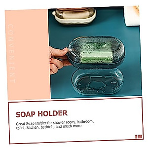 Alipis 6 Pcs Box soap Dish with lid bar soap case Shampoo bar Holder bar soap Container bar Travel soap Container soap Tray Soap Dish Holder with Cover Student