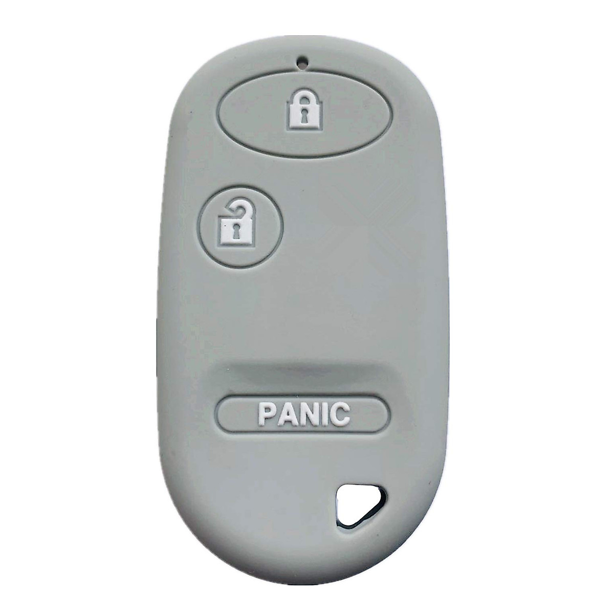 RPKEY Silicone Keyless Entry Remote Control Key Fob Cover Case Protector Replacement Fit for Honda Accord Element Civic Pilot 72147-S5A-A01 NHVWB1U523 NHVWB1U521 A269ZUA106 72147-S04-A01(Gray)