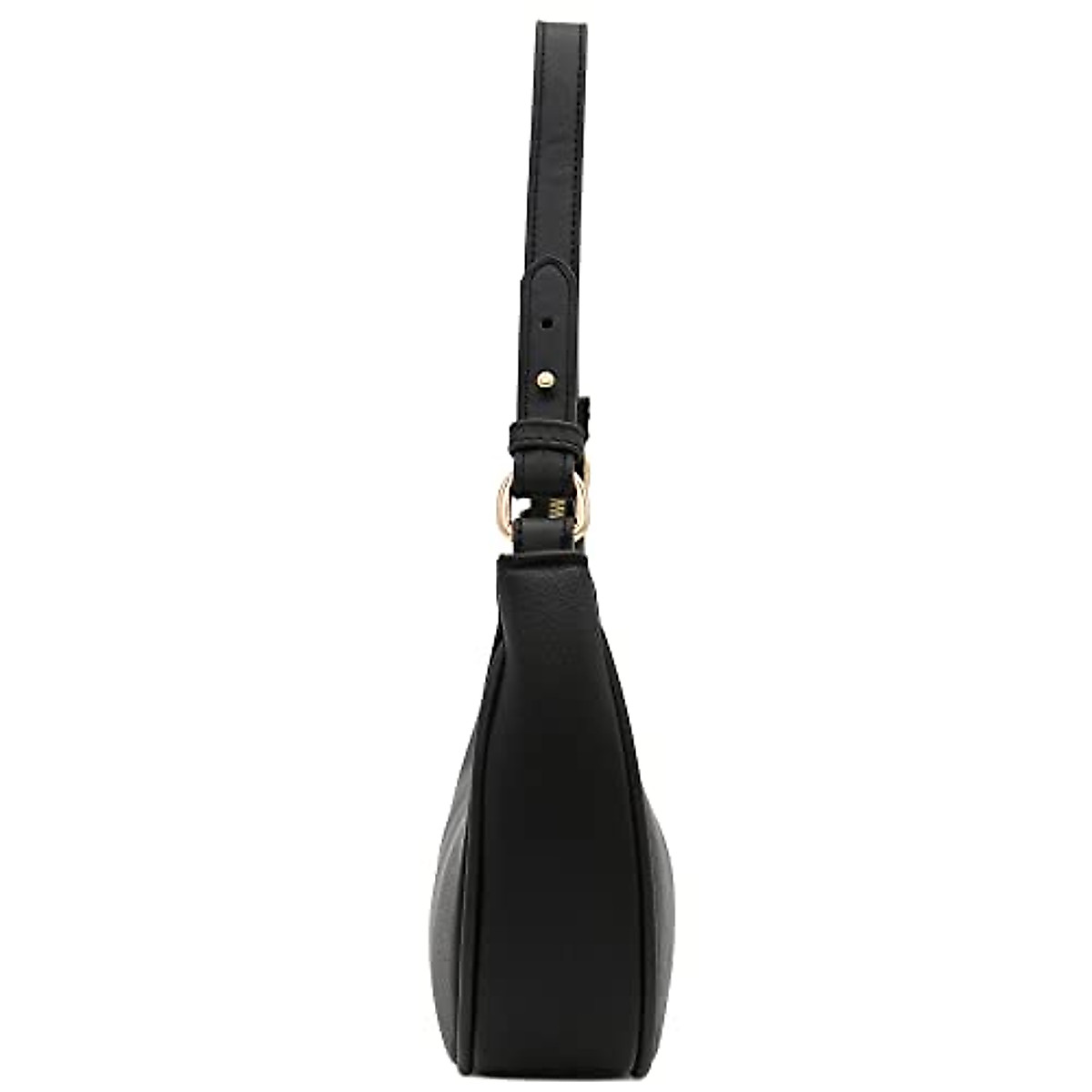 Small Crescent Shoulder Bag Under the Arm Purse (Black)