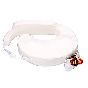 My Brest Friend Original Nursing Posture Pillow With Organic Cotton Slipcover, Cream