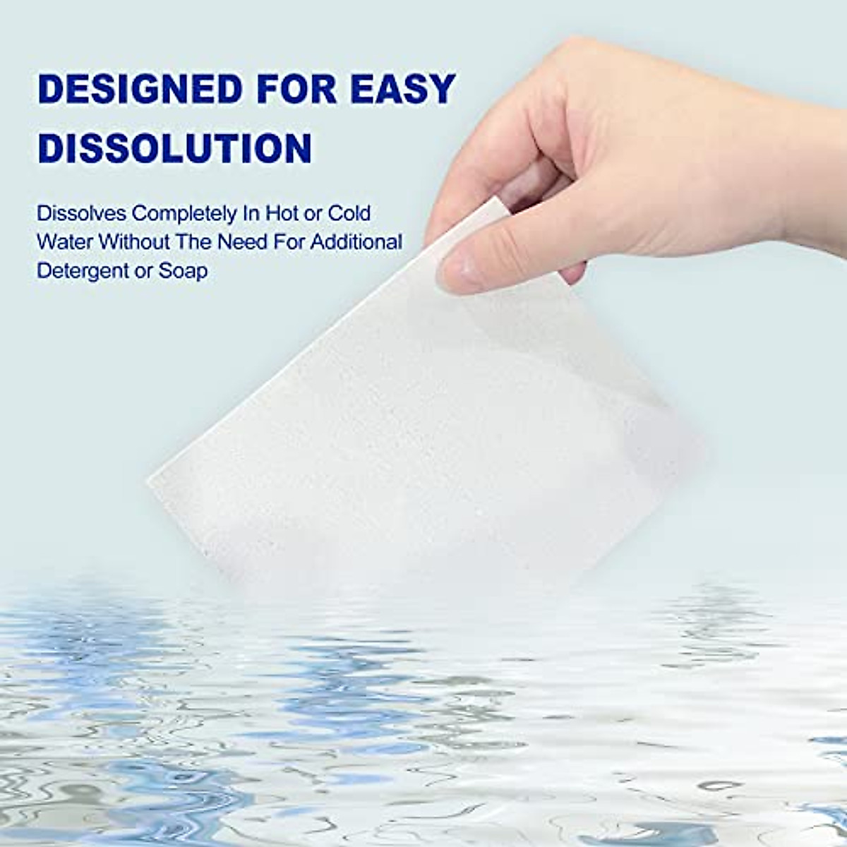 DR.EASY Odor Remover Laundry Detergent Sheets 240 loads Mountain Fresh,Easy To Carry Great For Travel,safe for pets,No mess No Dyes biodegradable formula