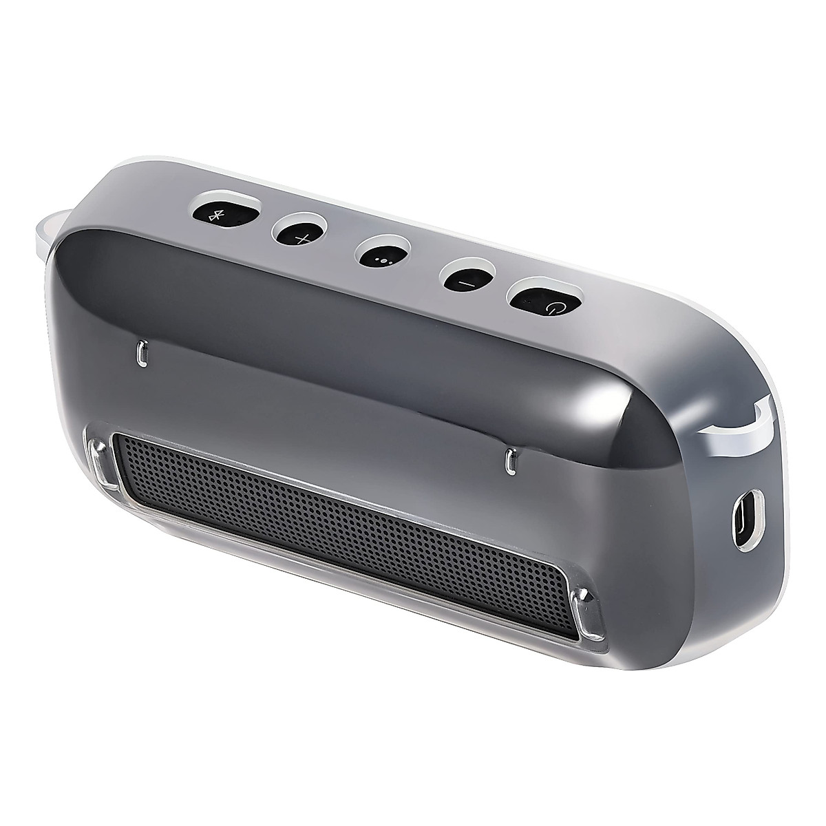 Seracle Crystal Clear Cover Carrying Case Compatible with Bose SoundLink Flex Bluetooth Portable Speaker (Transparent)