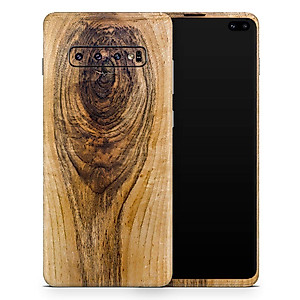 DesignSkinz Raw Wood Planks V10 Protective Vinyl Decal Wrap Skin Cover Compatible with The Samsung Galaxy S20 (Screen Trim & Back Glass Skin)