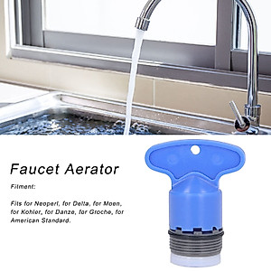 4Pcs .5mm Faucet Insert Filter Aerator Restrictor with Removal Wrench Water Saving Faucet Replacement Faucet Parts