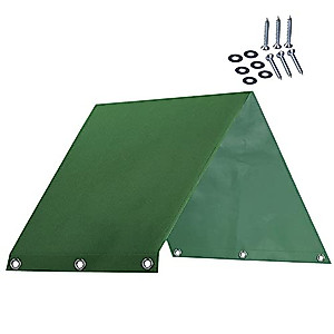 Swing Canopy Replacement, 43" x 90" Waterproof Swing Top Cover Replacement Canopy Top for Playset Swing Set Shade Canopy Tent, Top Cover Only