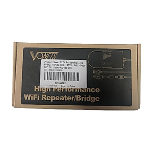 VONETS Industrial Mini 2.4GHz WiFi Bridge/Repeater/Hotspot Extender/WiFi to Wired/AP Signal Booster with 1 RJ45 Male (10/100Mbps) DC/USB Powered for DVR PLC Network Printer VAP11G-300(Two Units)