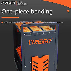 LYREIGN CNC Tool Holder Transfer Cart, Utility Carts Tool Organizers Storage Rack, CNC Trolley is Suitable for Warehouses Mechanic Factory Garage