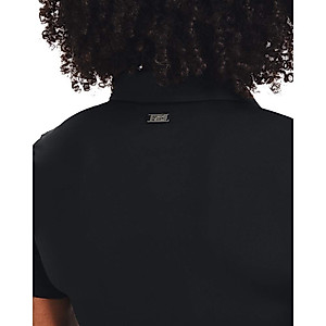 Under Armour Zinger Short Sleeve Golf Polo, Black (001)/Black, X-Small